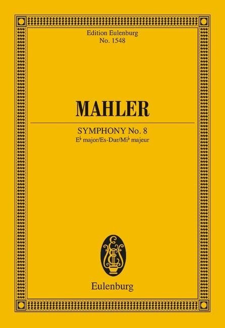 Mahler: Symphony No. 8 E flat major (Study Score) published by ...